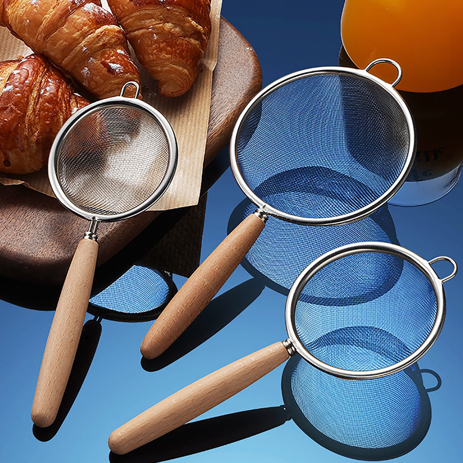 HERESOM Kitchen Gadgets Oil Strainer Wire Fine Soy Milk Sieve Spoon ...