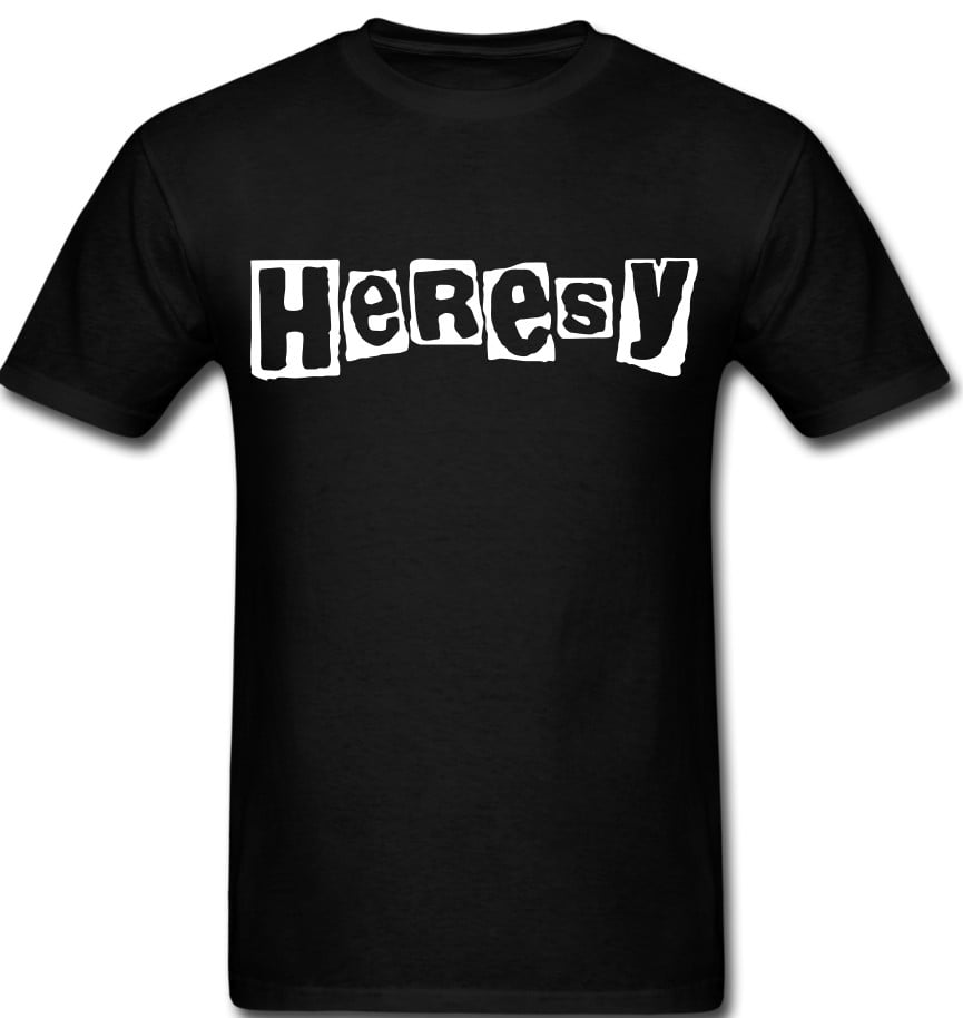 HERESY T shirt band Hardcore Punk Rock Anarcho - Walmart.com
