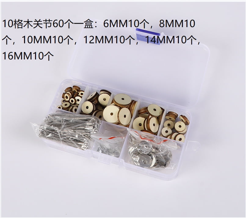 HERFIER 1 Box Doll Joints Cotter Pin Joints Doll Joint Connectors Bear ...