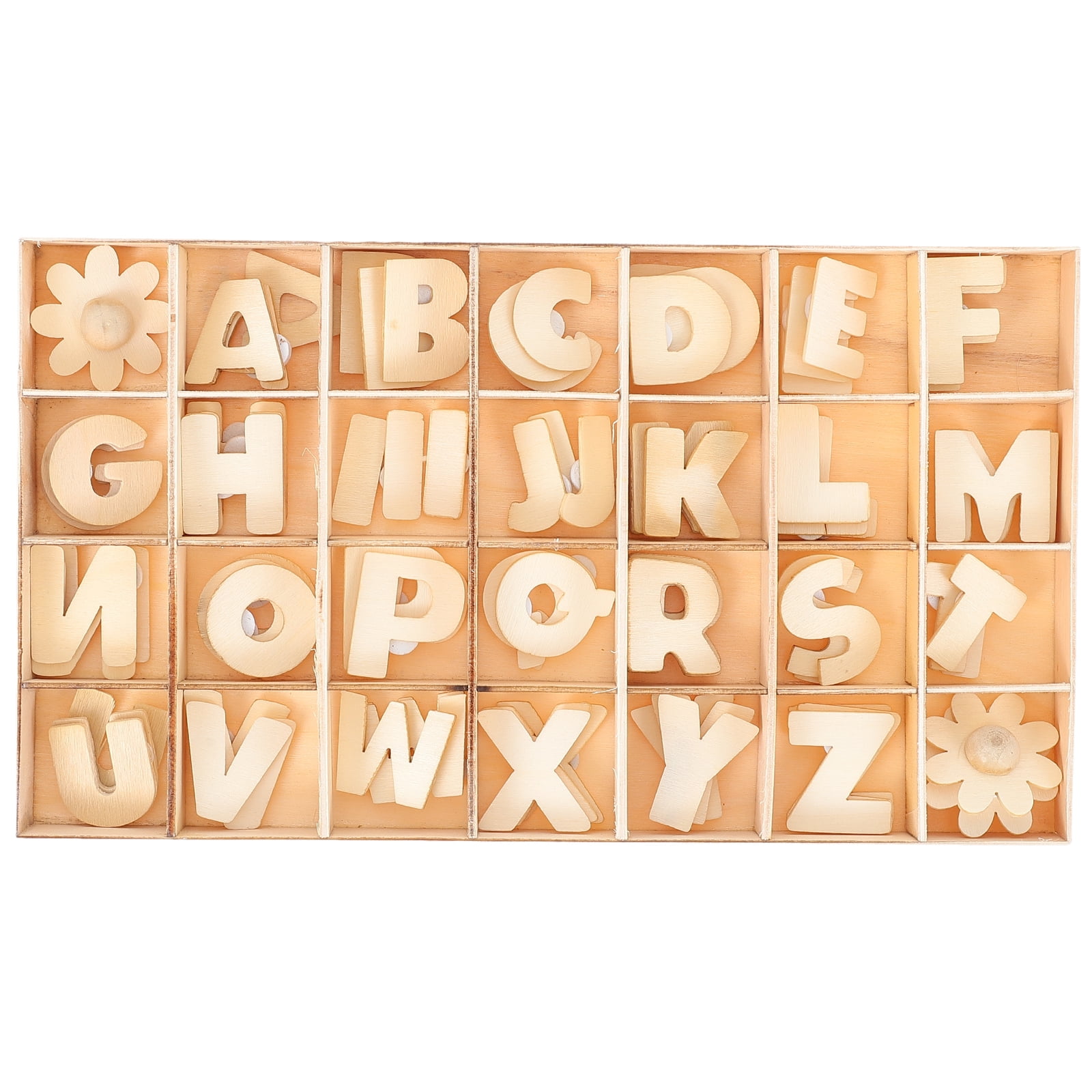 GETAJGHSD Khaki Alphabet Blocks for Children Early Education 1 Set 9 ...