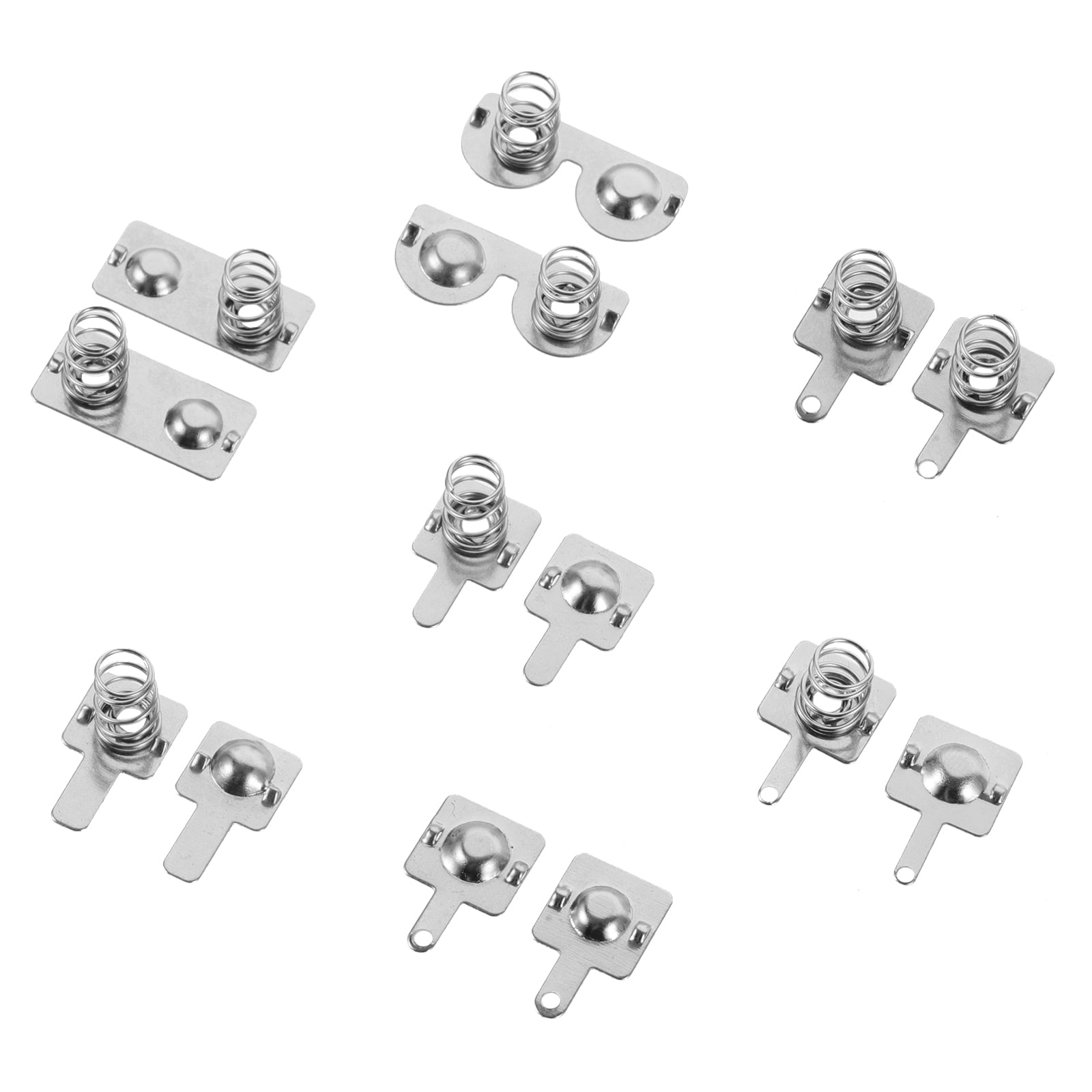 HERFIER 1 Set Battery Contact Batteries Metal Spring Battery Spring ...