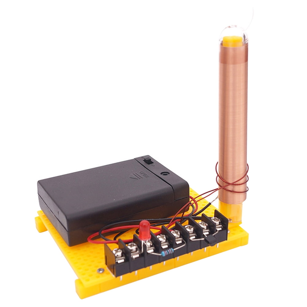 HERFIER 1 Set Wireless Electricity Transmission Kit Play Toy DIY Model ...