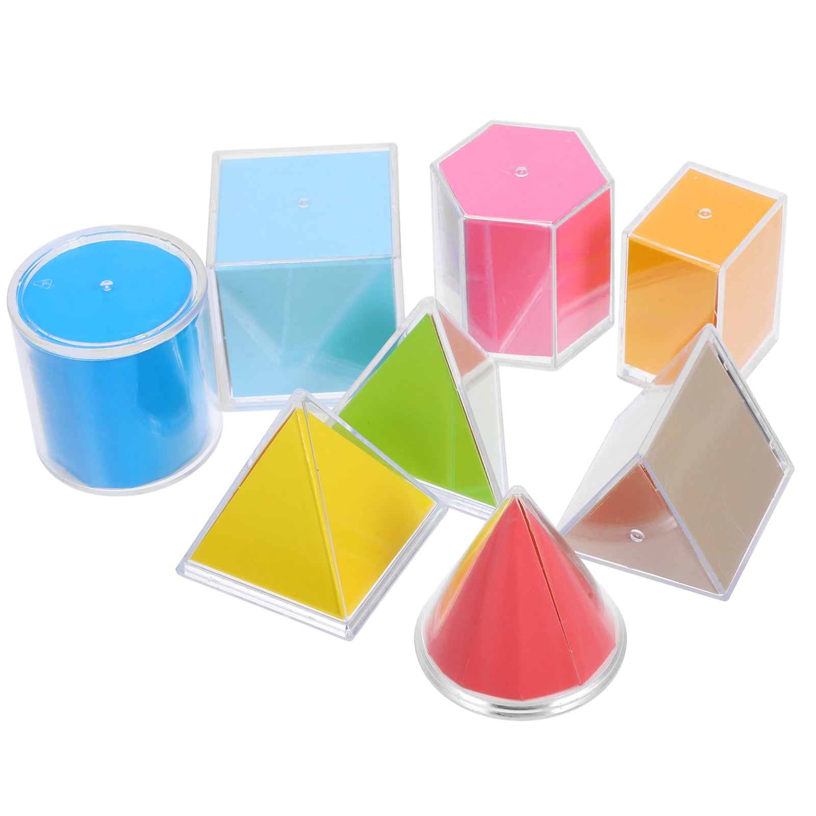 HERFIER 1 Set geometric models geometric solids manipulative geometric ...