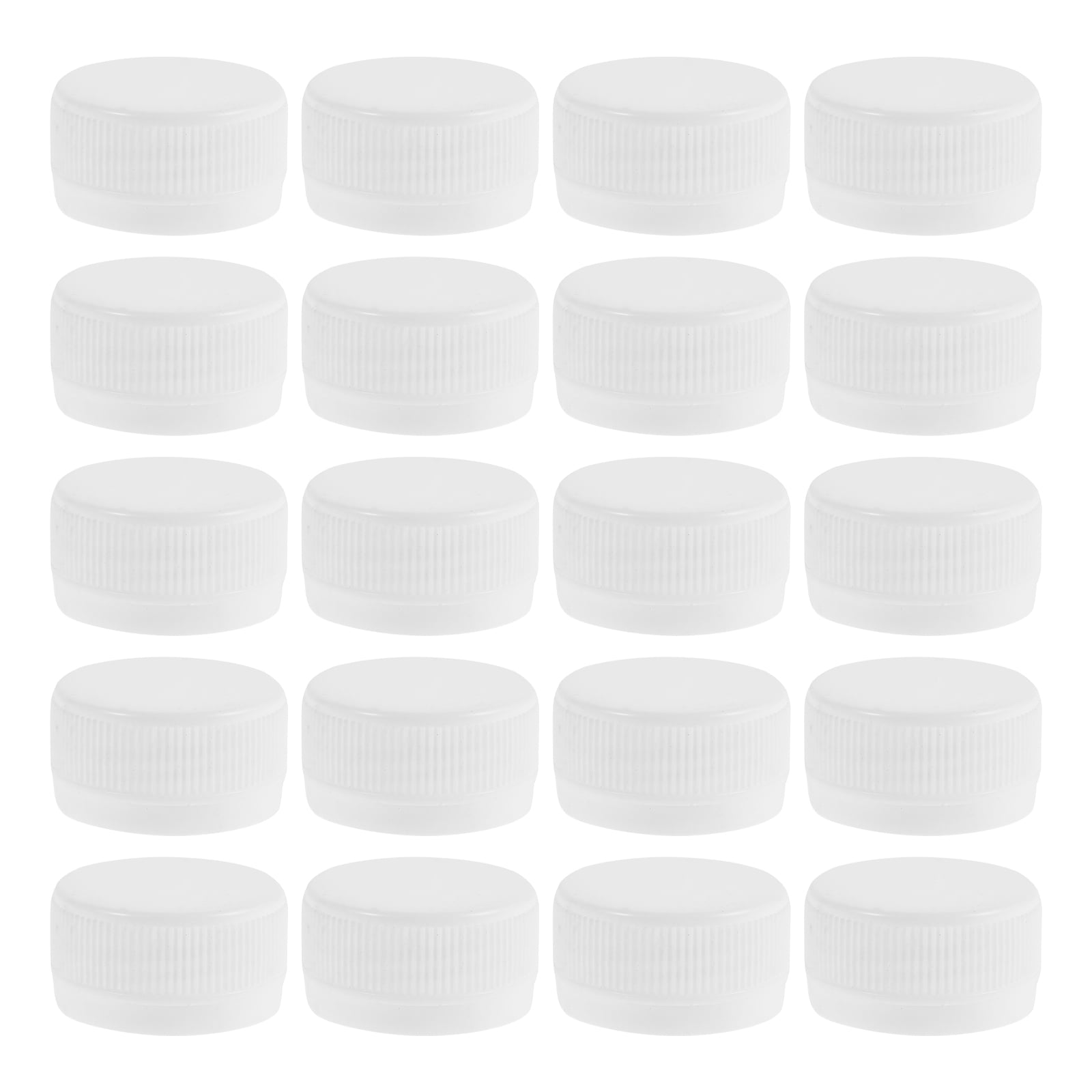 HERFIER 100 White Plastic Bottle Caps for DIY Decor - Walmart.com