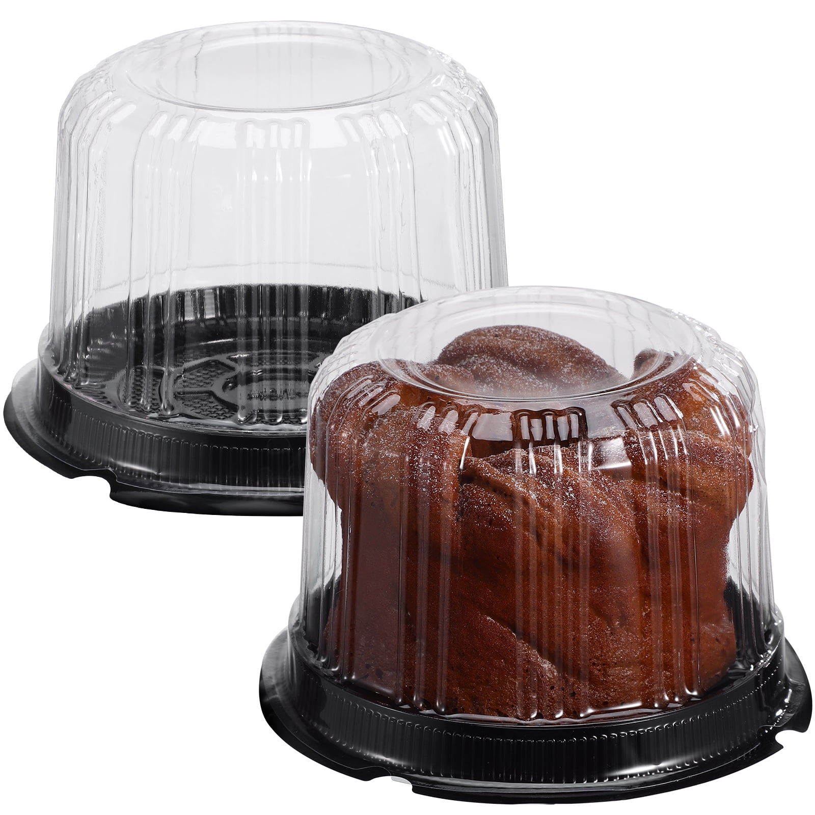 GETAJGHSD Cake Carrying Box Clear Plastic 10Set 5.7x5.7x3.5in - Walmart.com