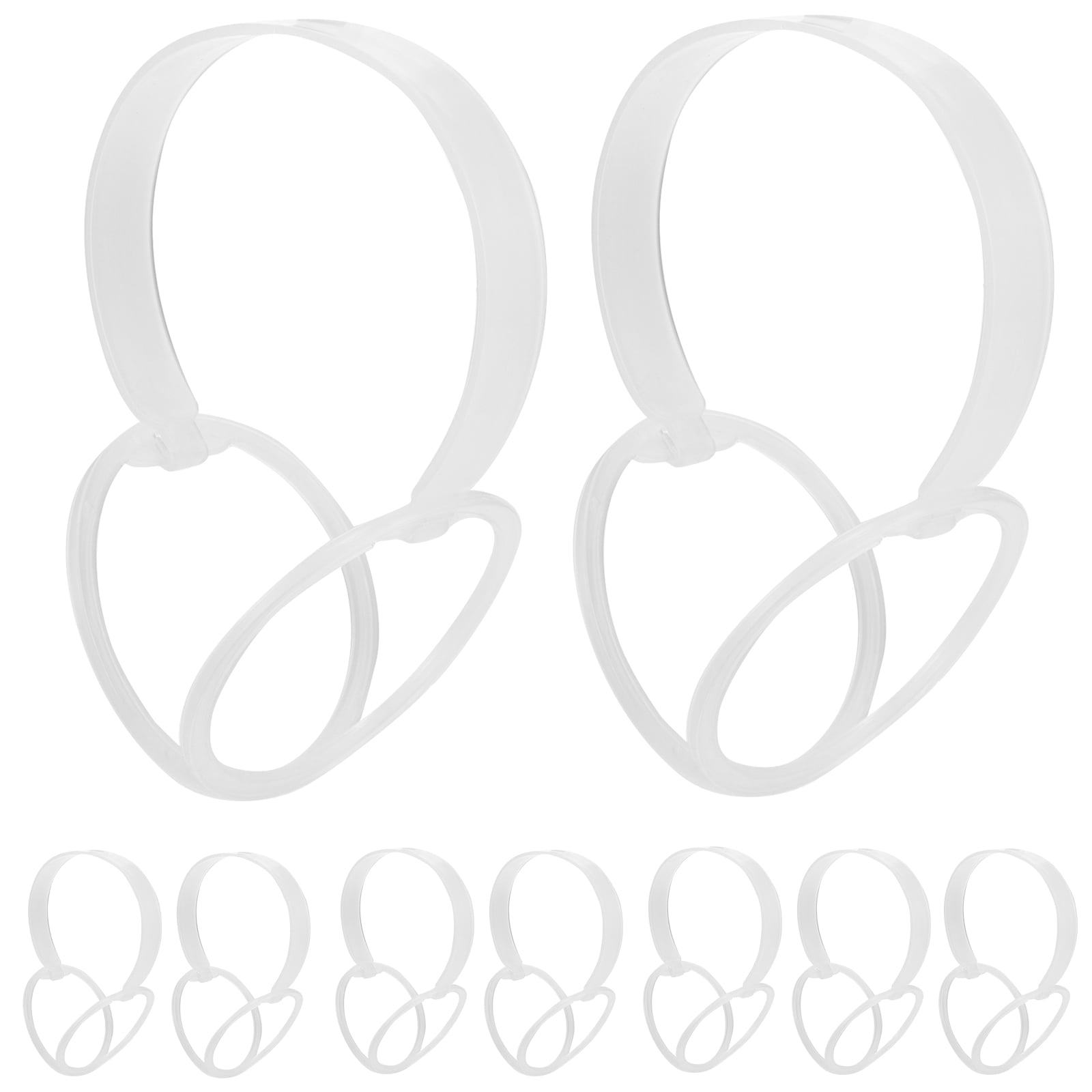 GETAJGHSD Winter Earmuff Frame Shelf White Warm Foldable General Users ...