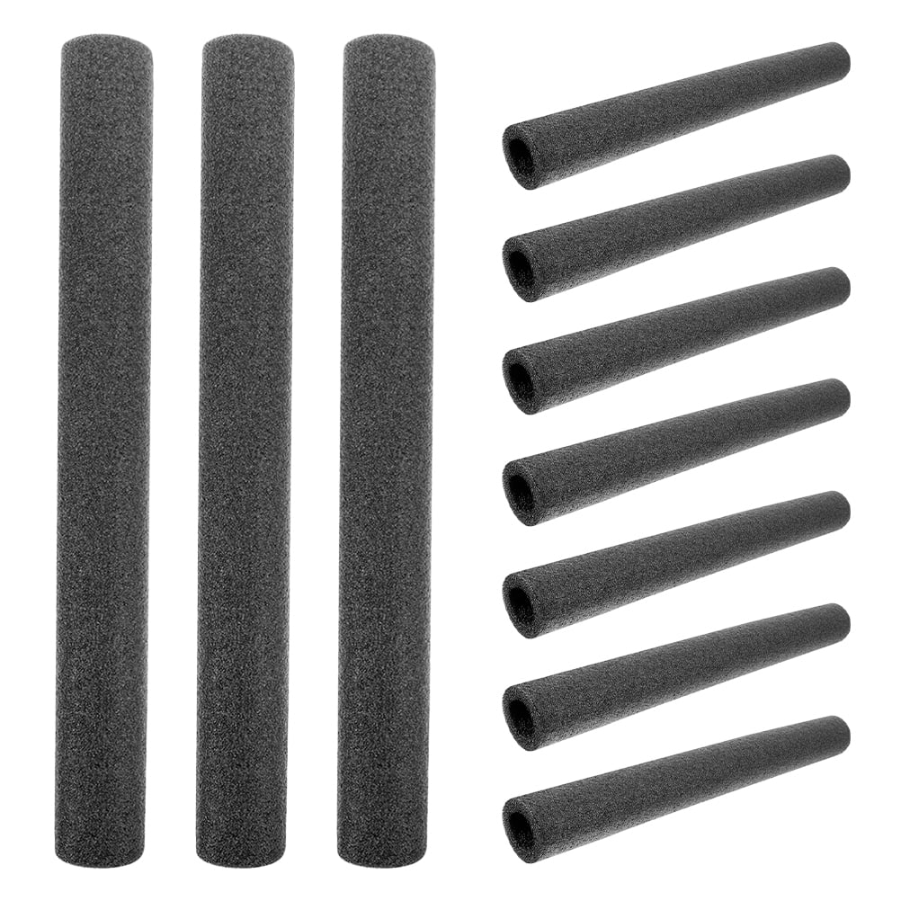 10pcs Black Pipe Insulation Foam Tube for Beach Pool Cargo Padding Ice ...