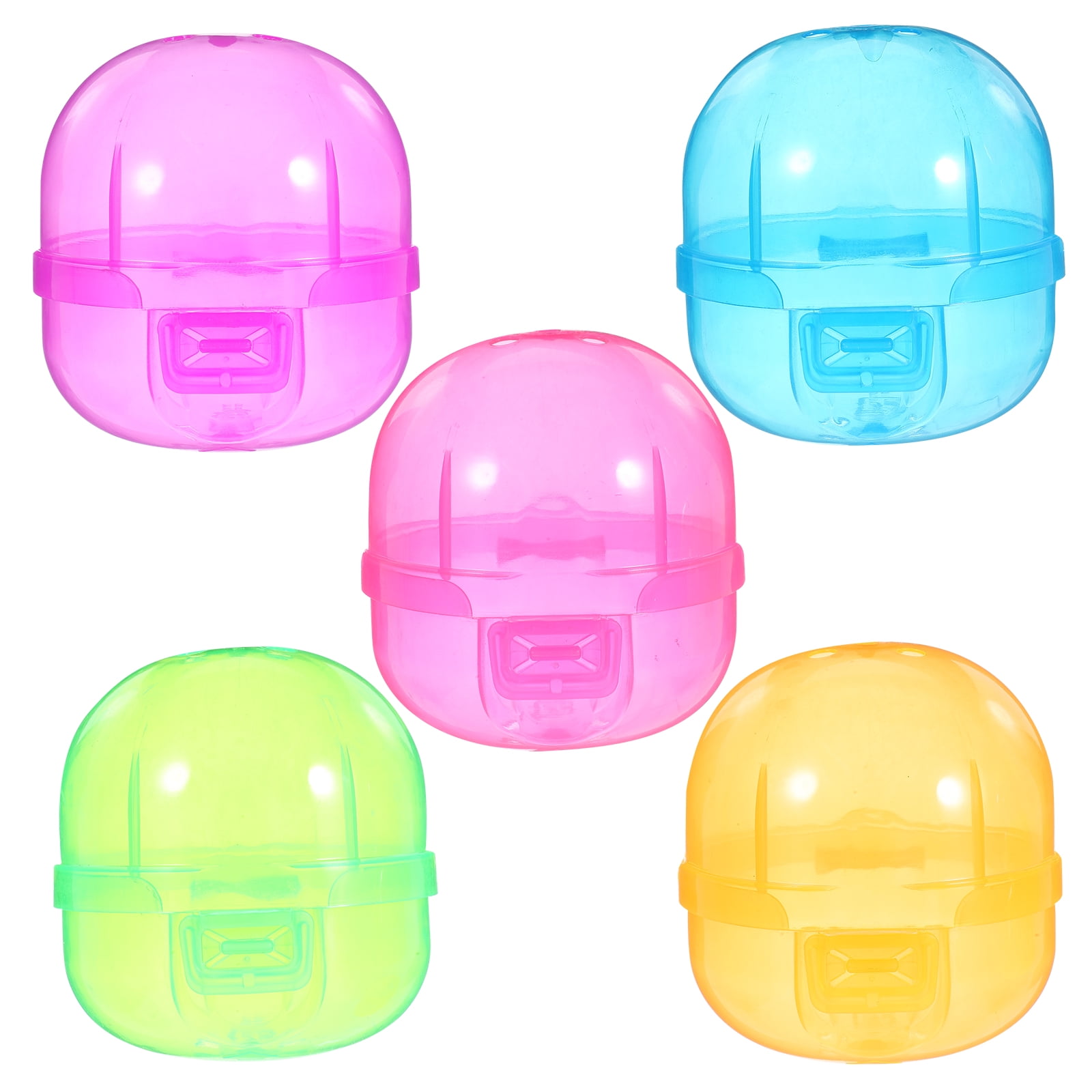 GETAJGHSD Plastic Packaging Ball Transparent Orange for Children ...