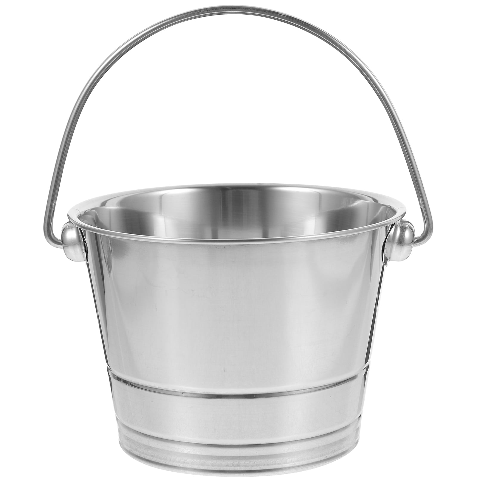 HERFIER 1Pc 1L Stainless Steel Ice Bucket Portable Ice Chiller Cooler ...