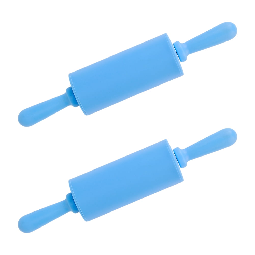 HERFIER 2 Mini Rolling Pins Silicone Dough Roller for Pastry and ...