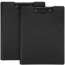 Dexas Slimcase 2 Plastic Clipboard with Storage and Side Opening, Neon ...