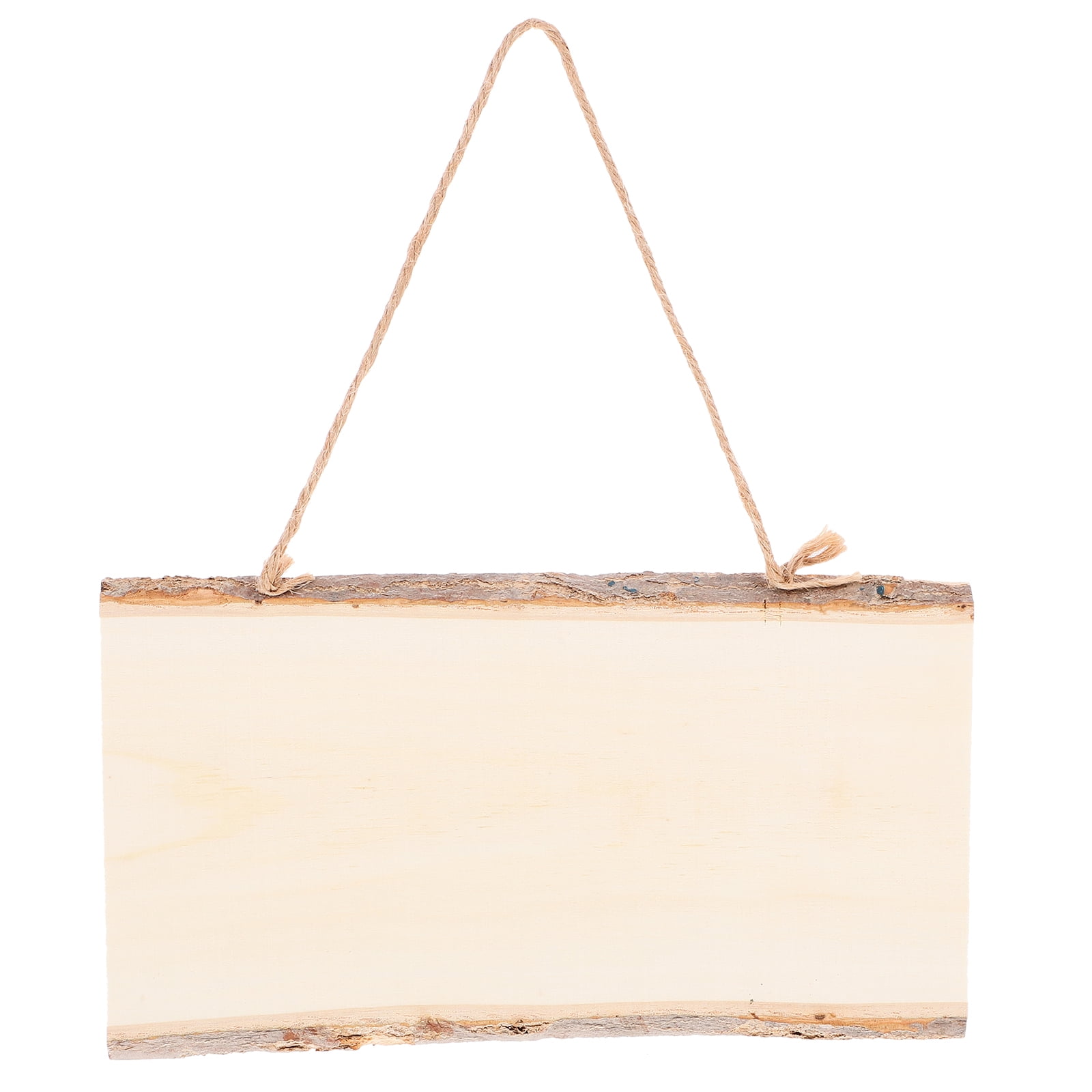 HERFIER 2 Pcs Wooden Hanging Board DIY Blank Hanging Board Drawing ...