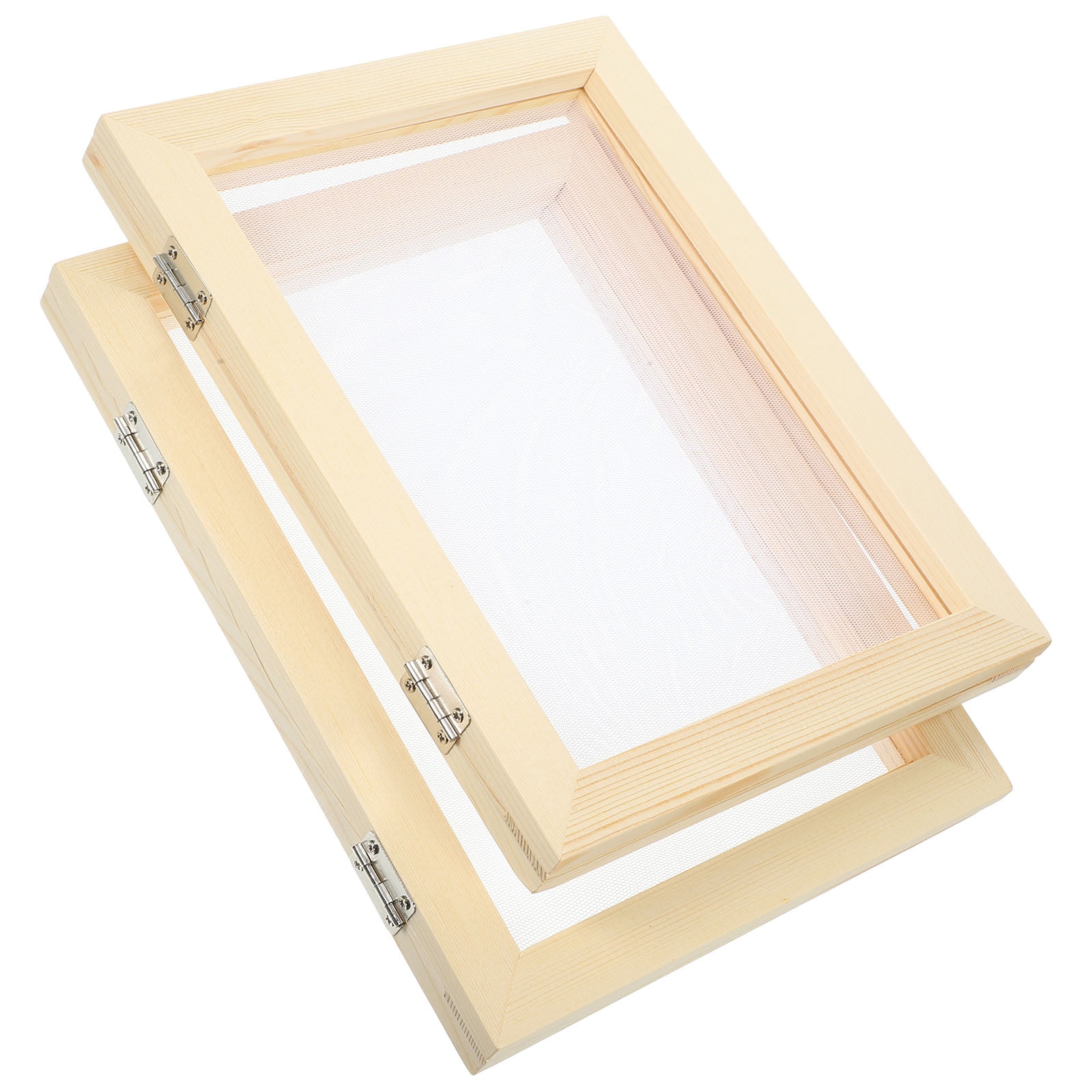 HERFIER 2Pcs Paper Making Mold Paper Making Screen DIY Making Paper ...