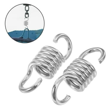 Pawsdot 2Pack Outdoor Swing Springs Heavy Duty Spring Silver Steel for ...