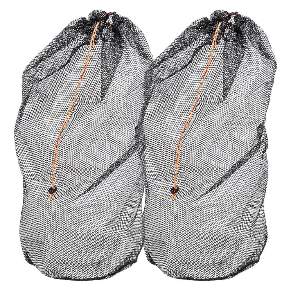 HERFIER 2pcs Sleeping Bag Storage Bag Mesh Storage Bags Blanket Storage ...