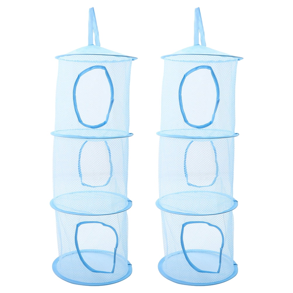 HERFIER 2pcs Stuffed Animal Storage Nets Foldable Stuffed Animal Net ...