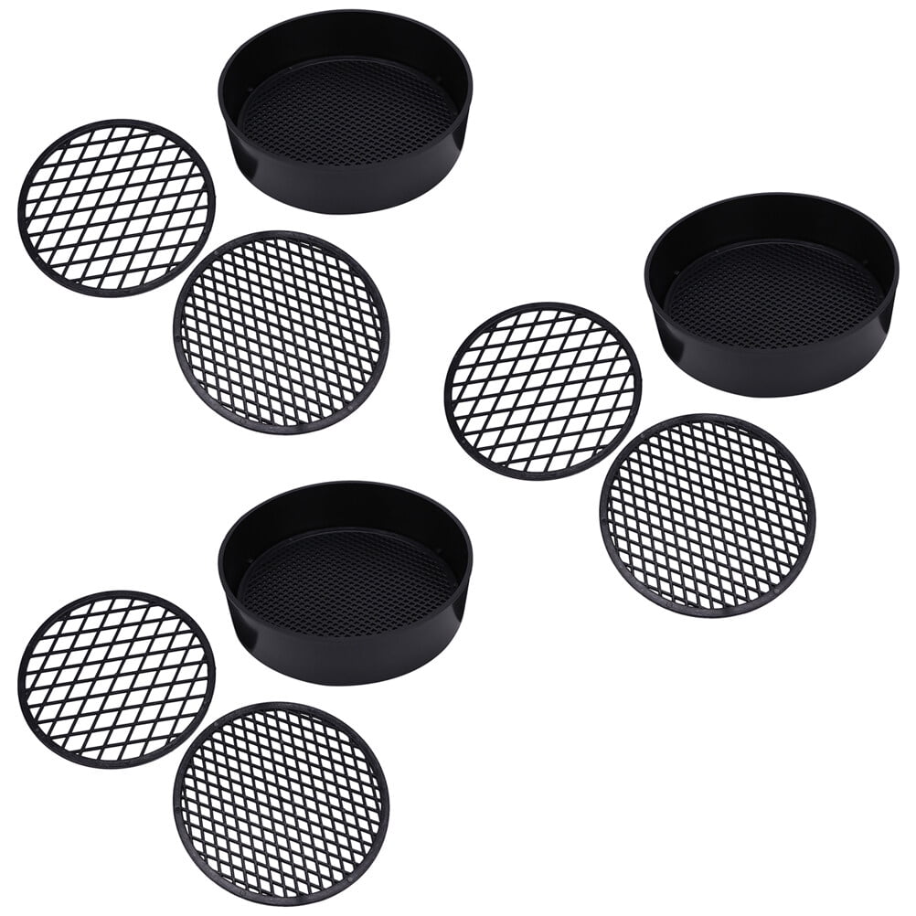 HERFIER 3 Pcs Handheld Sieve Teaching Aids Sample Sorting Aids Sieve ...