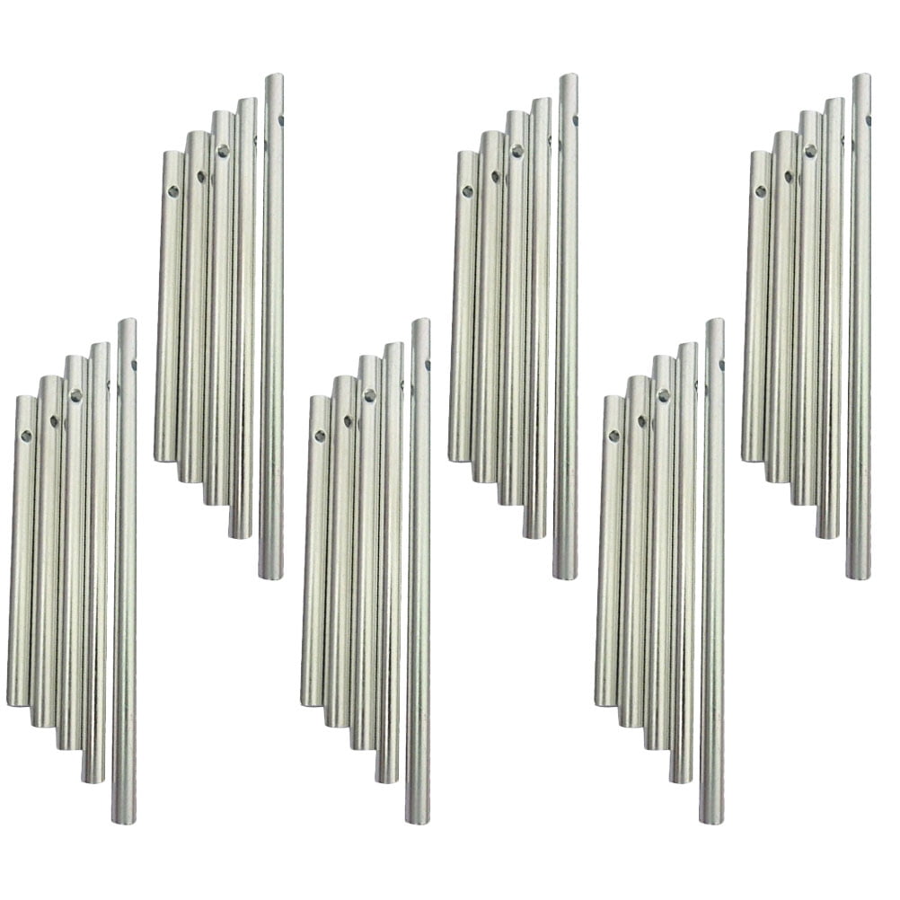 HERFIER 30Pcs Different Length Wind Chime Tubes Set Silver Tone Empty ...