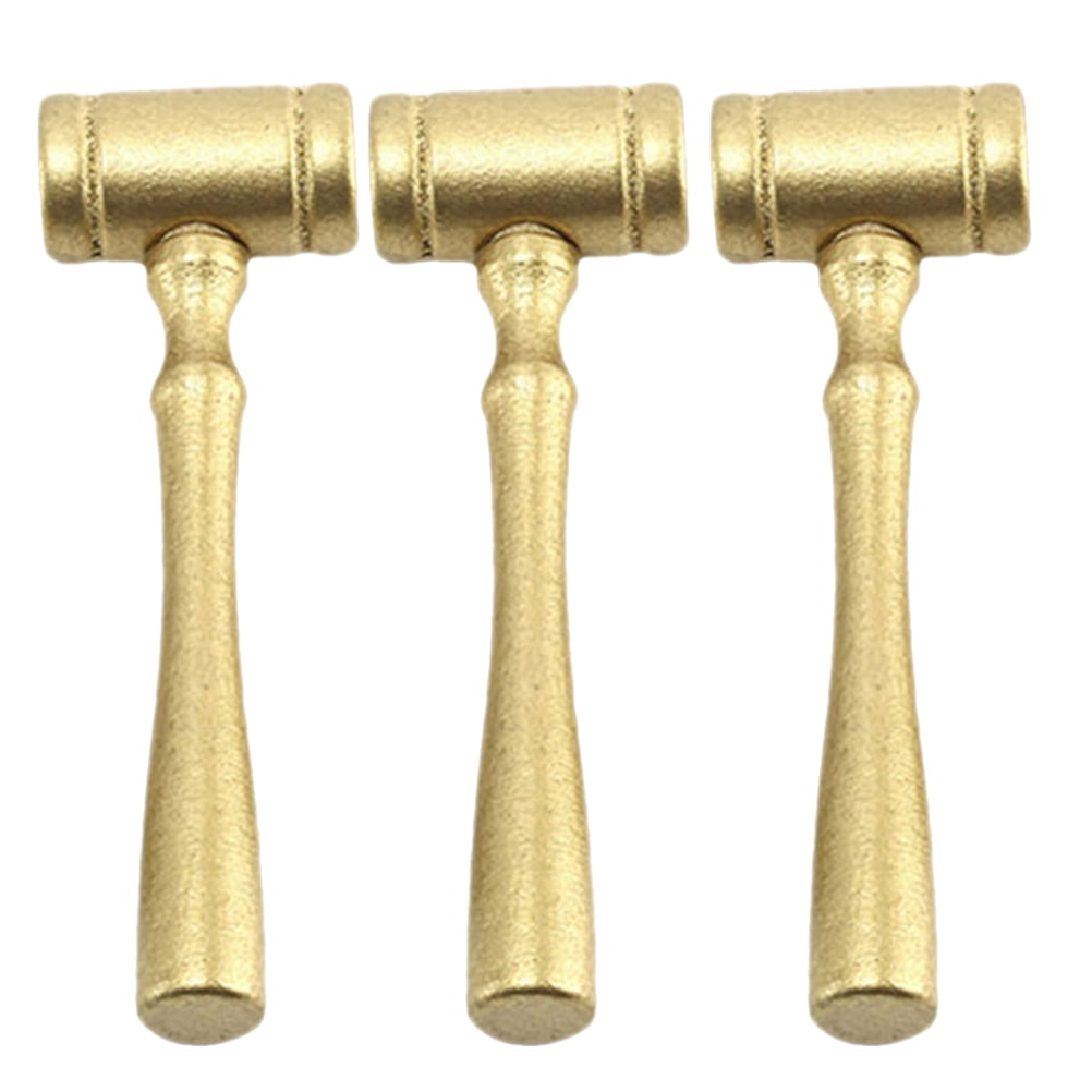 HERFIER 3Pcs Wooden Small Gavel Party Costume Hammer Judge Wooden Gavel ...