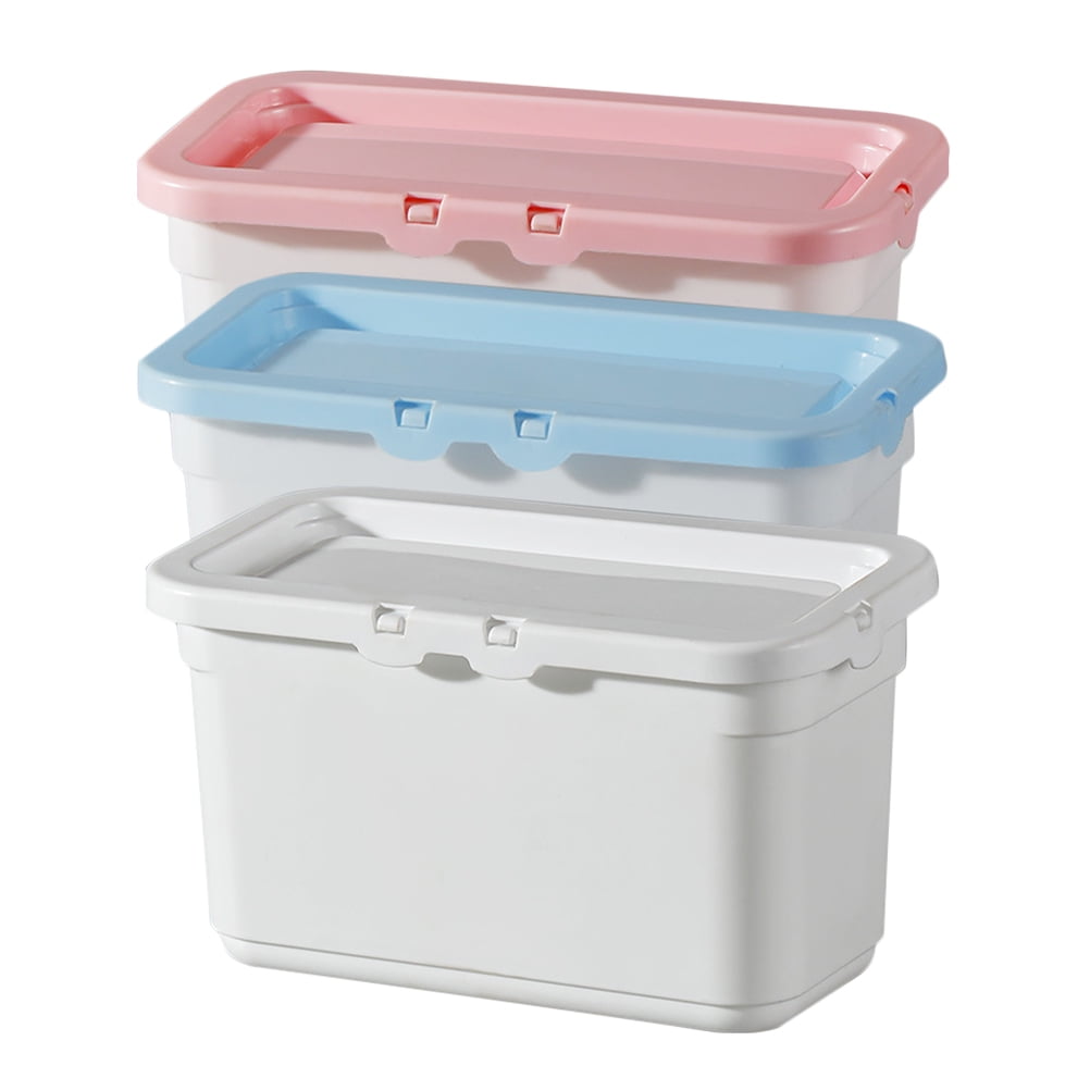 HERFIER 3pcs Laundry Pod Box Washing Container Laundry Beads Canister ...