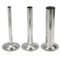 3/4" Snack Stick Stainless Steel Stuffing Tube Funnel 1-9/16" Base LEM ...