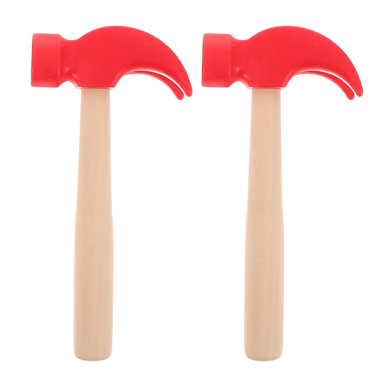 HERFIER 4 Pcs Wooden Hammer Toys Mini Tools for Kids Educational Toy ...