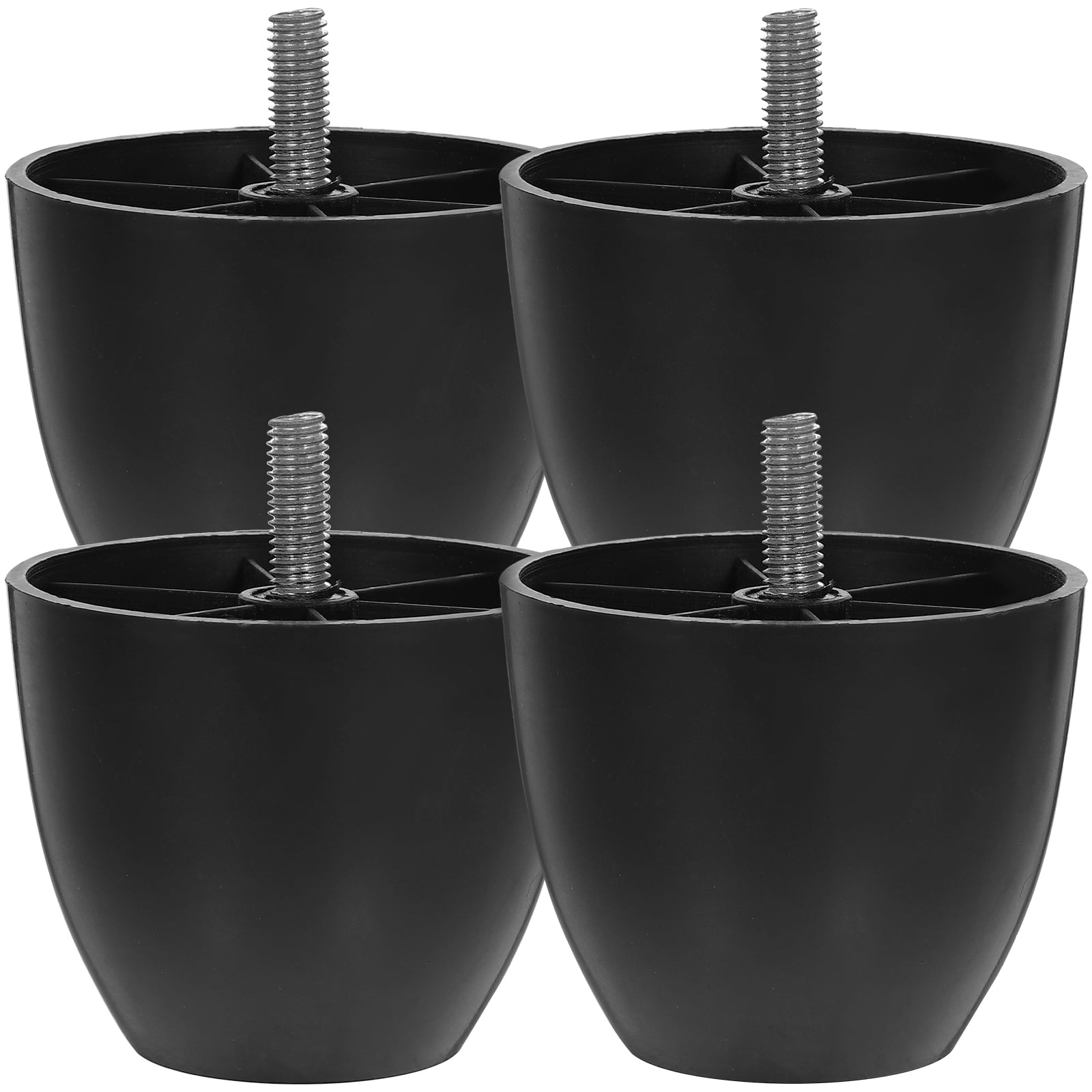 HERFIER 4pcs Furniture Replacement Foot Table Screw Leg Foot Sofa Foot ...
