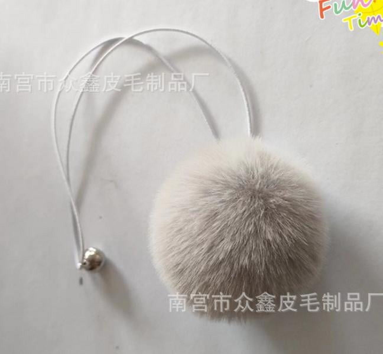 HERFIER 4pcs Replaceable Cat Dangling Toy with Bell for Cat Trees ...