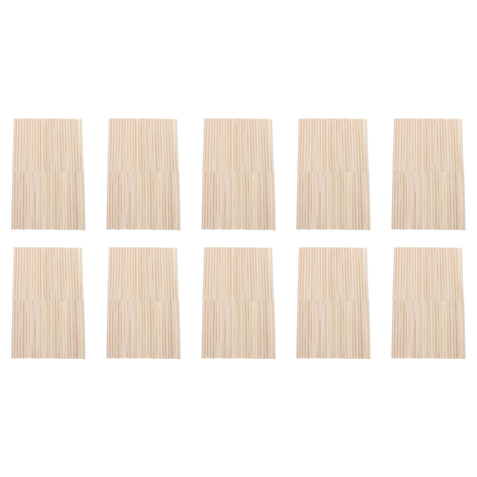 GETAJGHSD Wood Rods Beige for DIY Ice Cream Making 500Pcs 3.9In ...