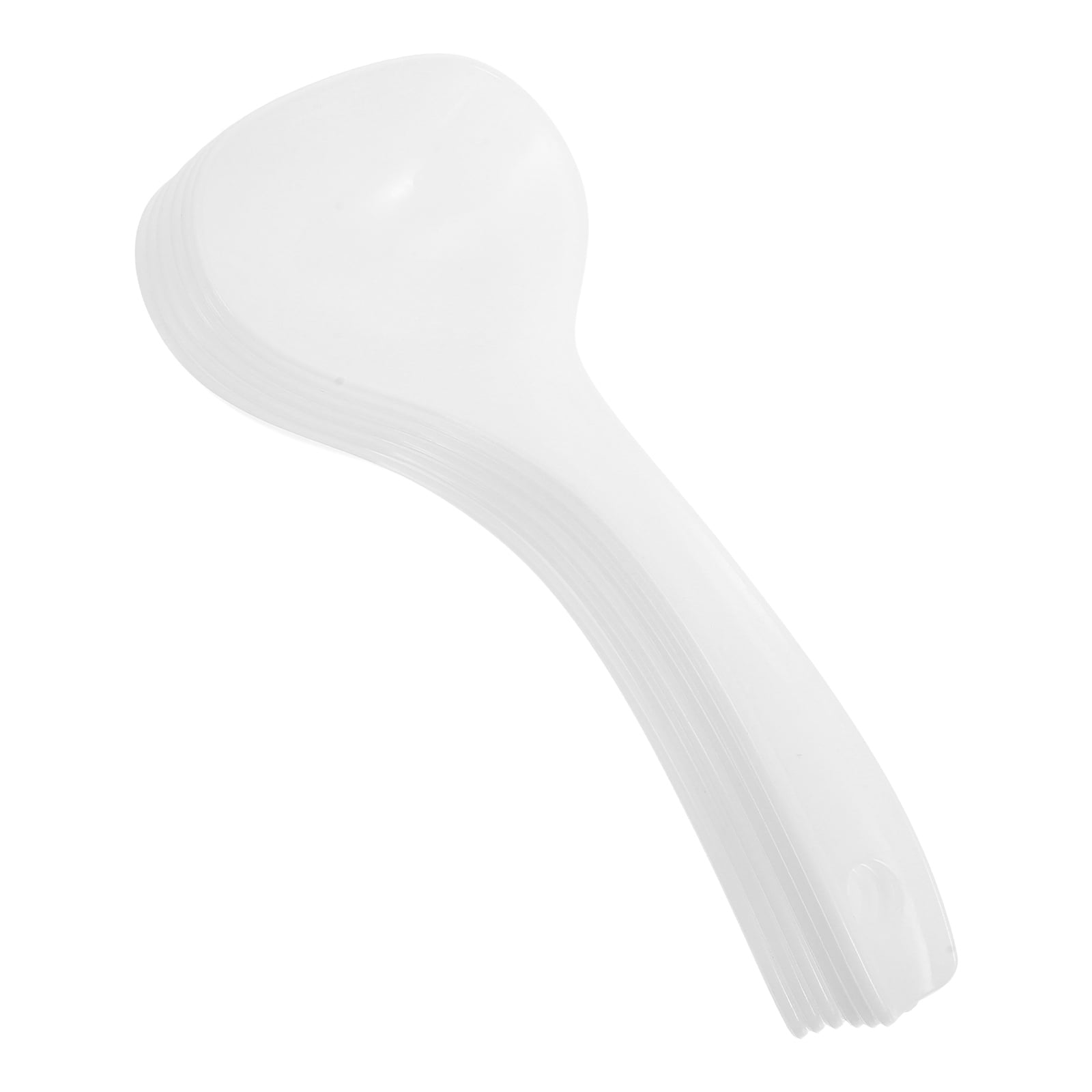 HERFIER 6Pcs Large Porridge Spoon Reusable Dinner Serving Spoon Deep ...