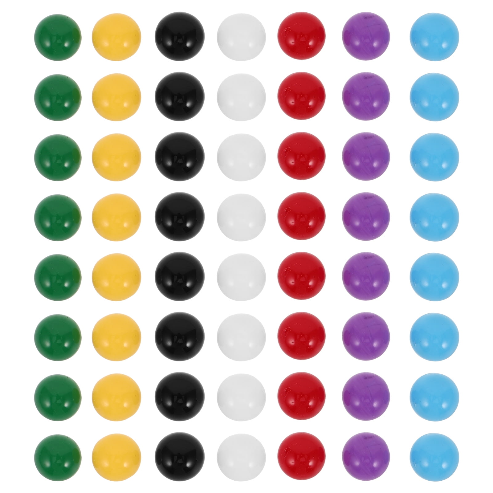 HERFIER 70pcs Colorful Plastic Marbles Balls Learning Balls Educational ...