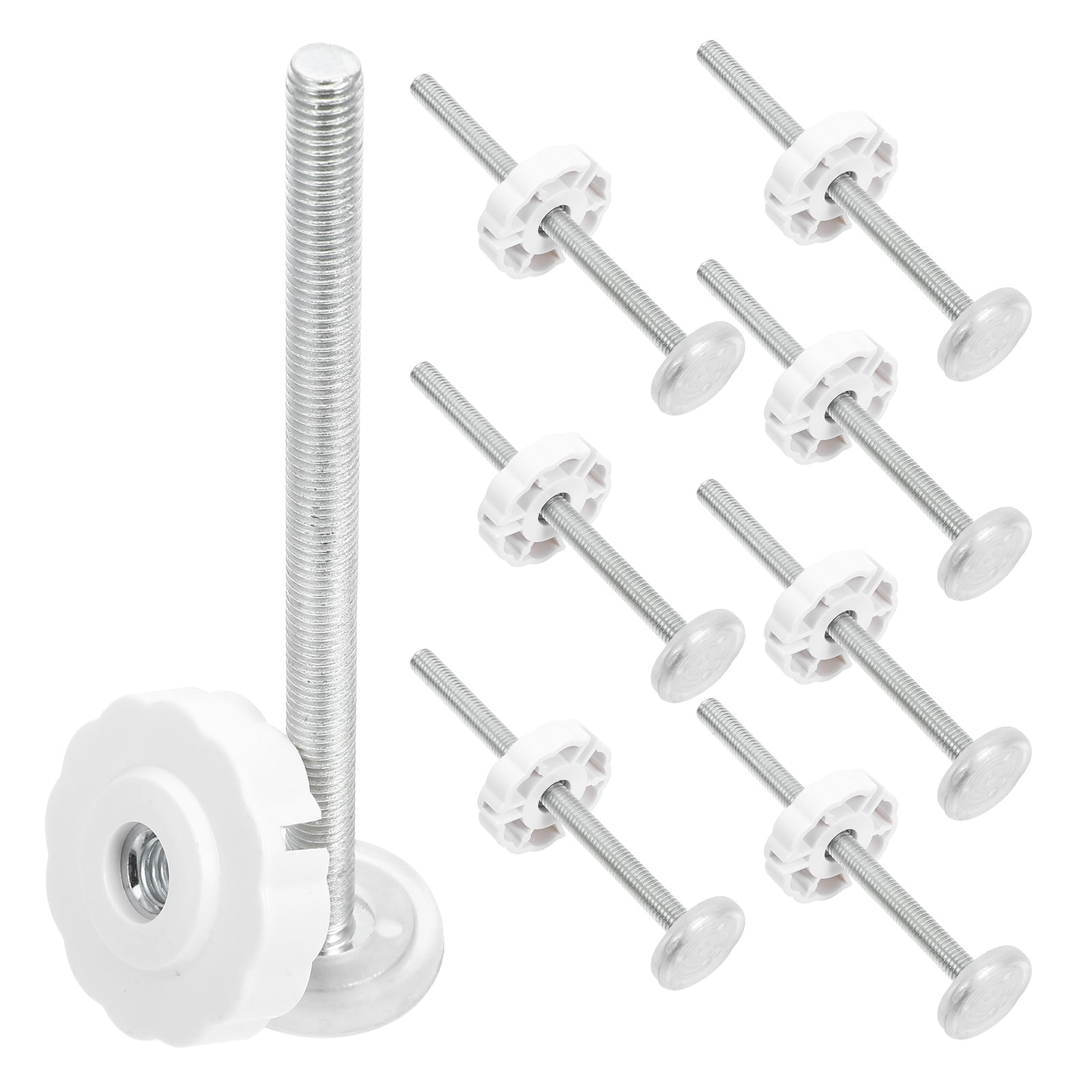 HERFIER 8pcs Baby Gate Spindle Rods Threaded Spindle Rods Baby Gate ...