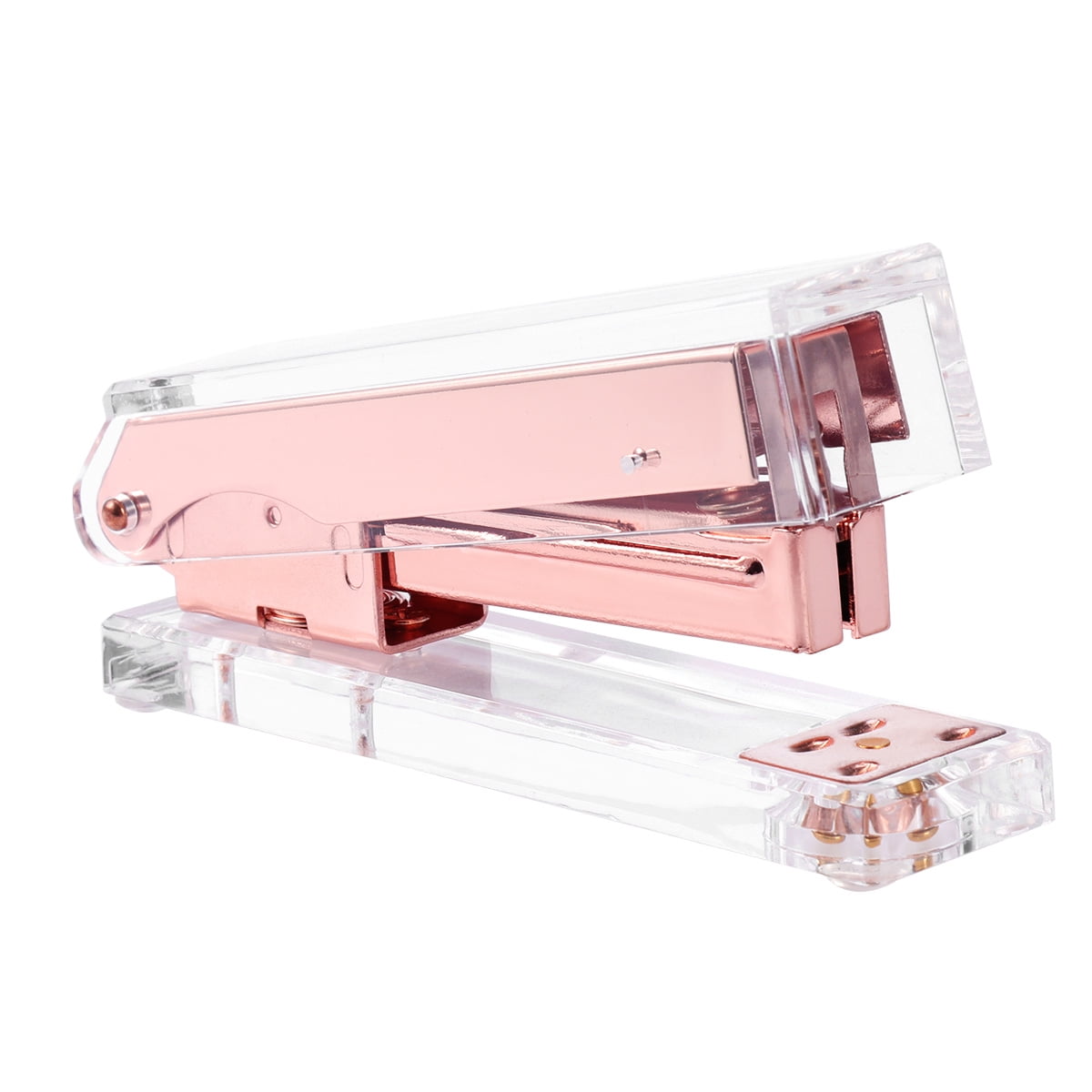 GETAJGHSD Classic Modern Design Stapler Clear 1Pack 4.9x1.2x2.5in ...
