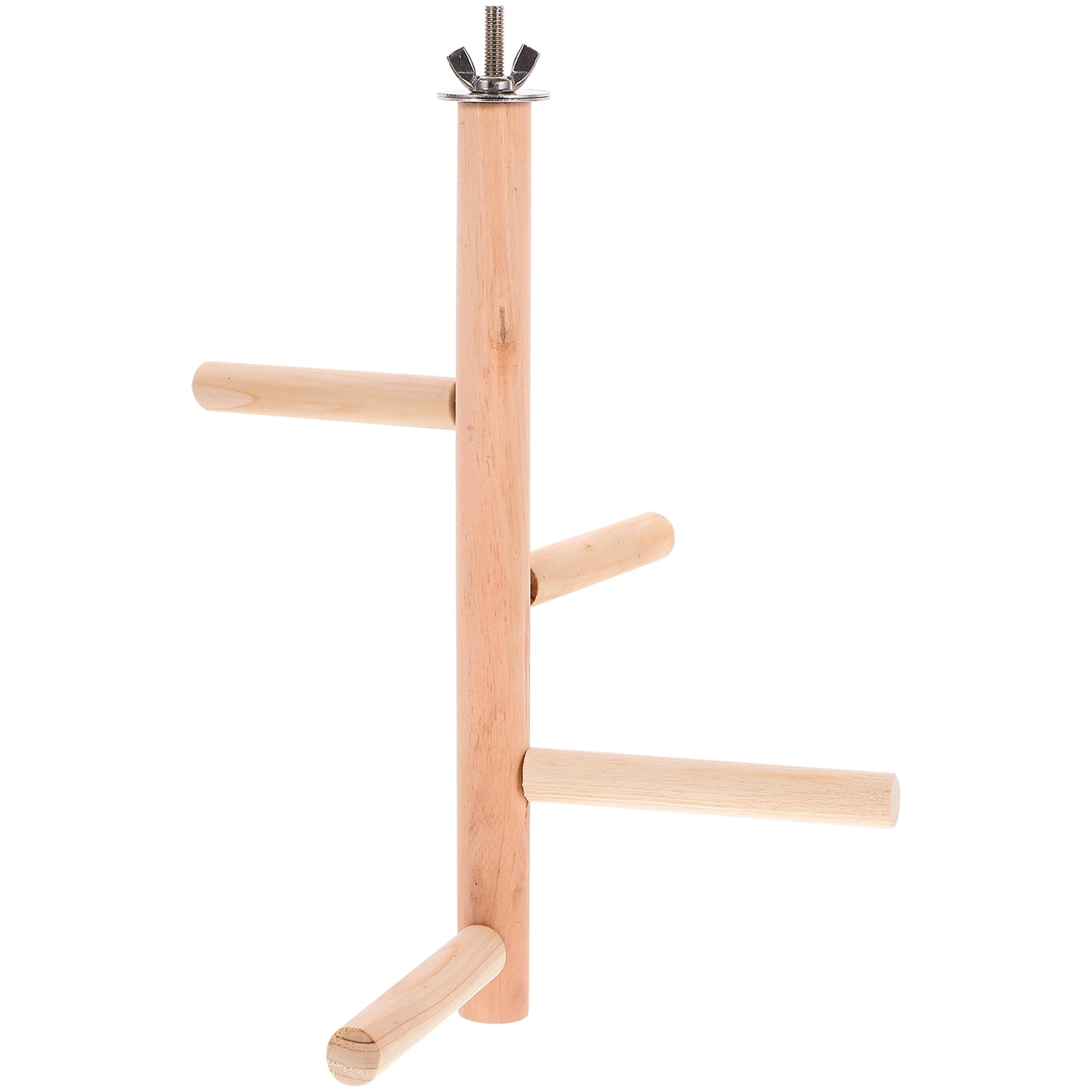 HERFIER Bird Cage Perch Stand Platform Parrot Climbing Platform Bird ...