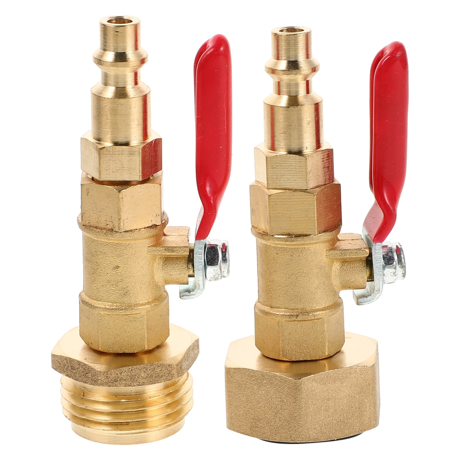 HERFIER Brass RV Winterize Blowout Adapter 1/4 Quick Connect Plug and 3 ...