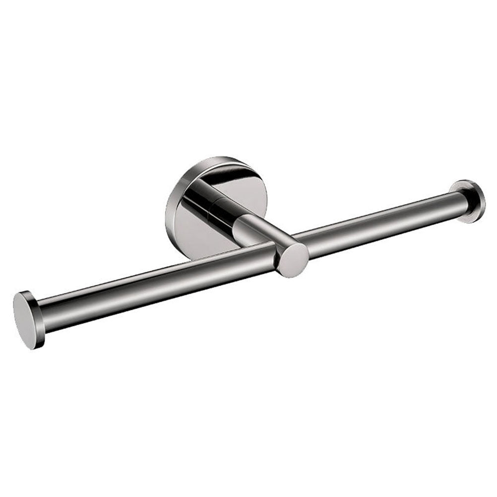 HERFIER Double Toilet Paper Holder Wall Mount Tissue Paper Roll Hanger ...