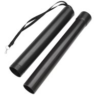 DEWEL Telescoping Drawing Poster Tube, Waterproof Plastic, Light, Black ...