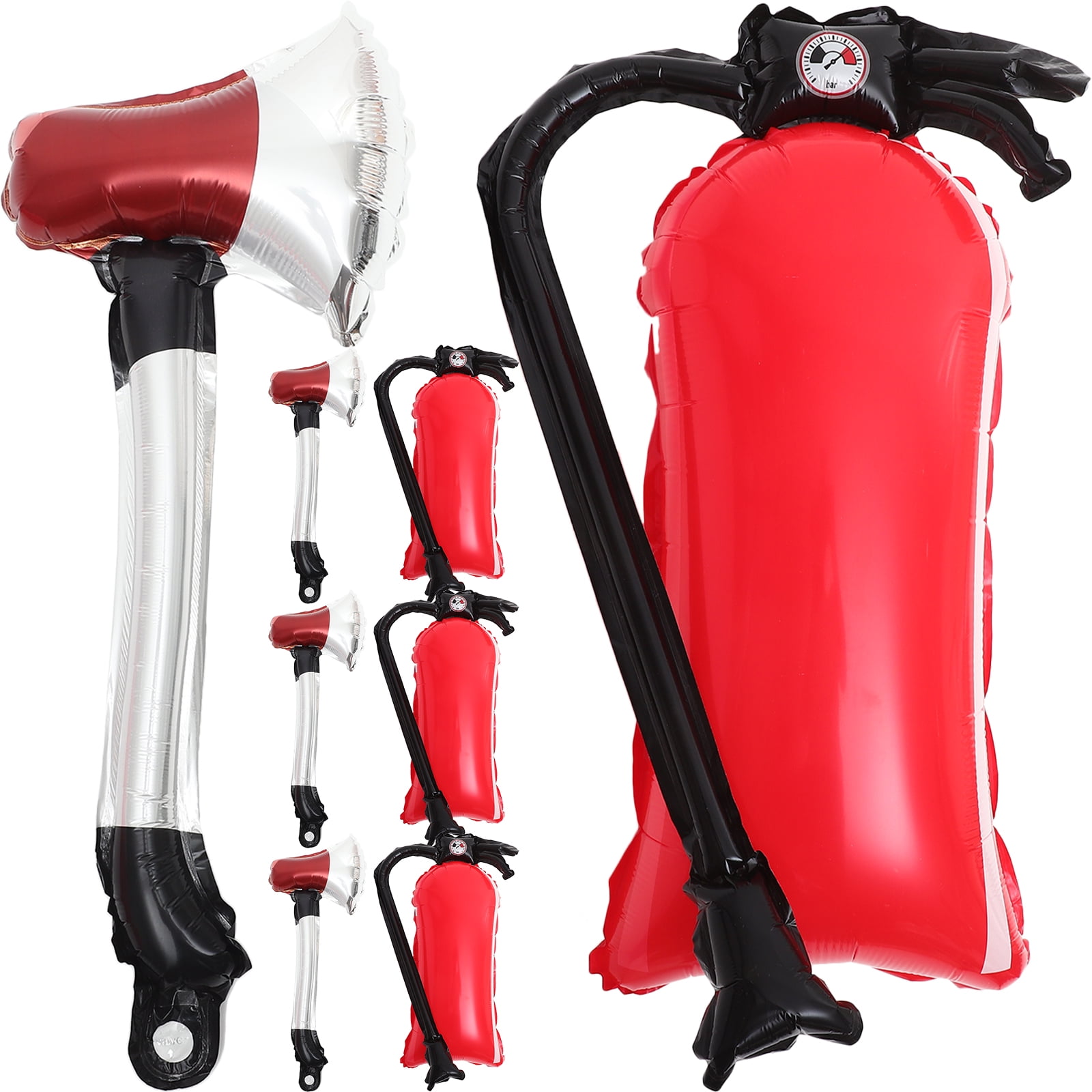 HERFIER Firefighter Balloons Set for Fire Truck Birthday Party ...