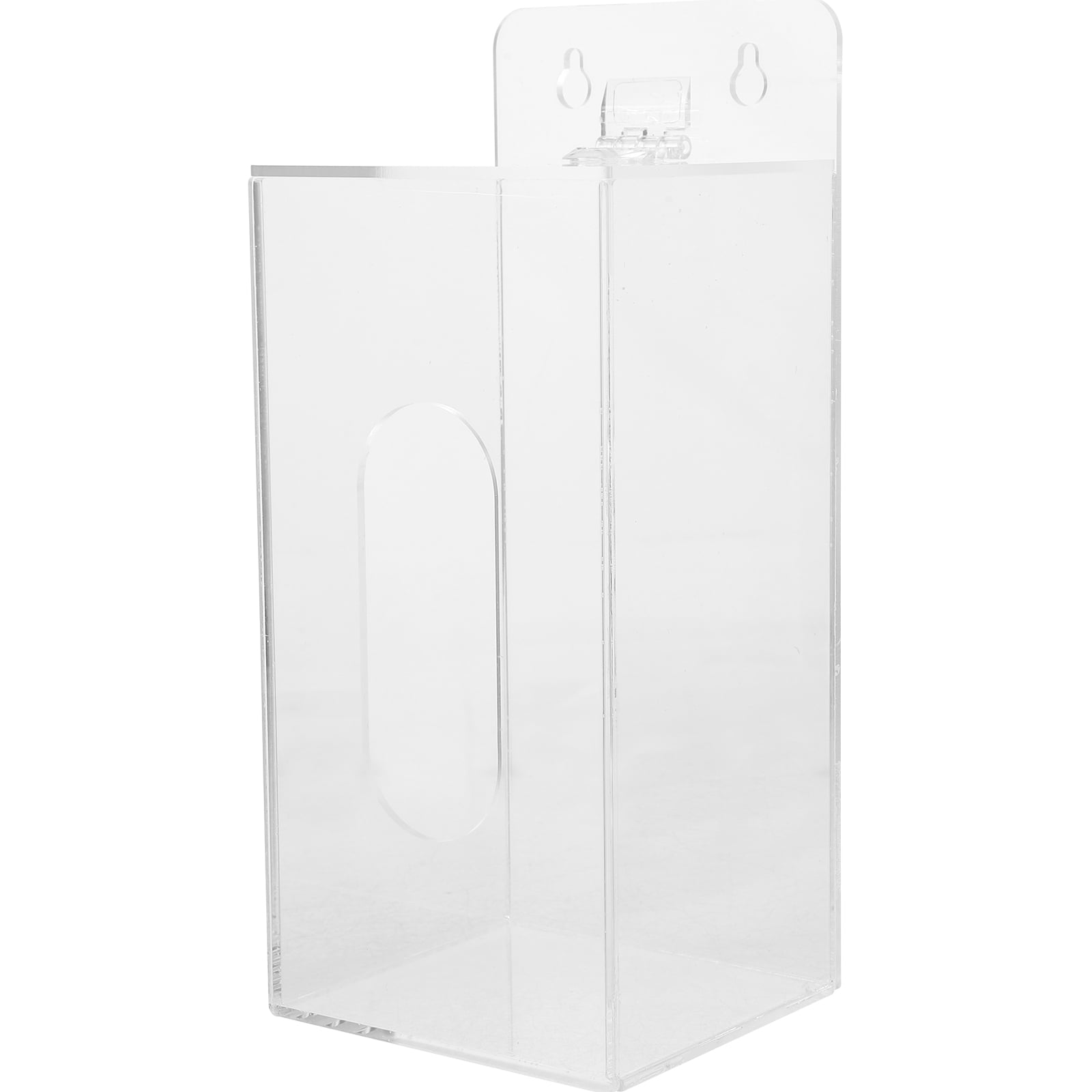 HERFIER Mask Dispenser Box Acrylic Glove Holder Wall Mount Mask Storage ...