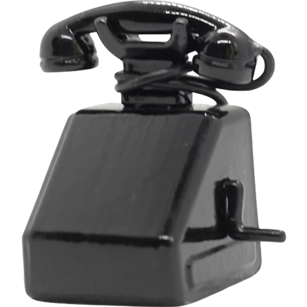HERFIER Mini Vintage Telephone Decoration for Home Furniture ...