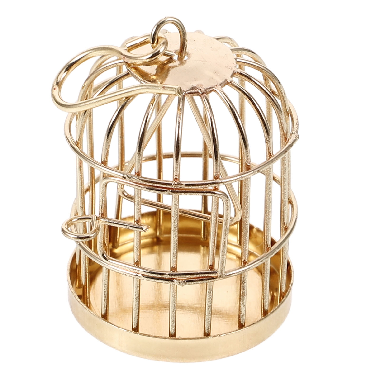 HERFIER Miniature Bird Cage Decoration Mini Gardening Birdcage Pendant ...