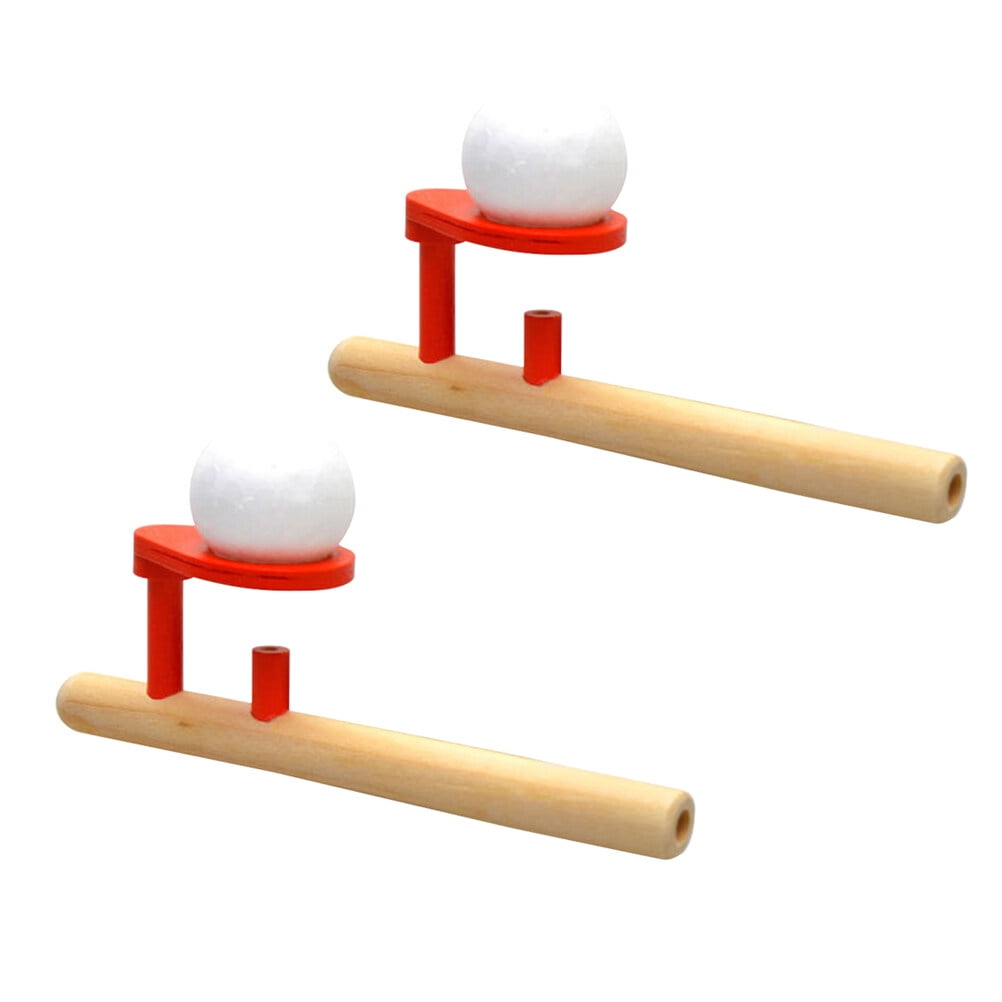 HERFIER Pipe Blowing Wooden Balance Balls Game - Fun Stress Reliever ...