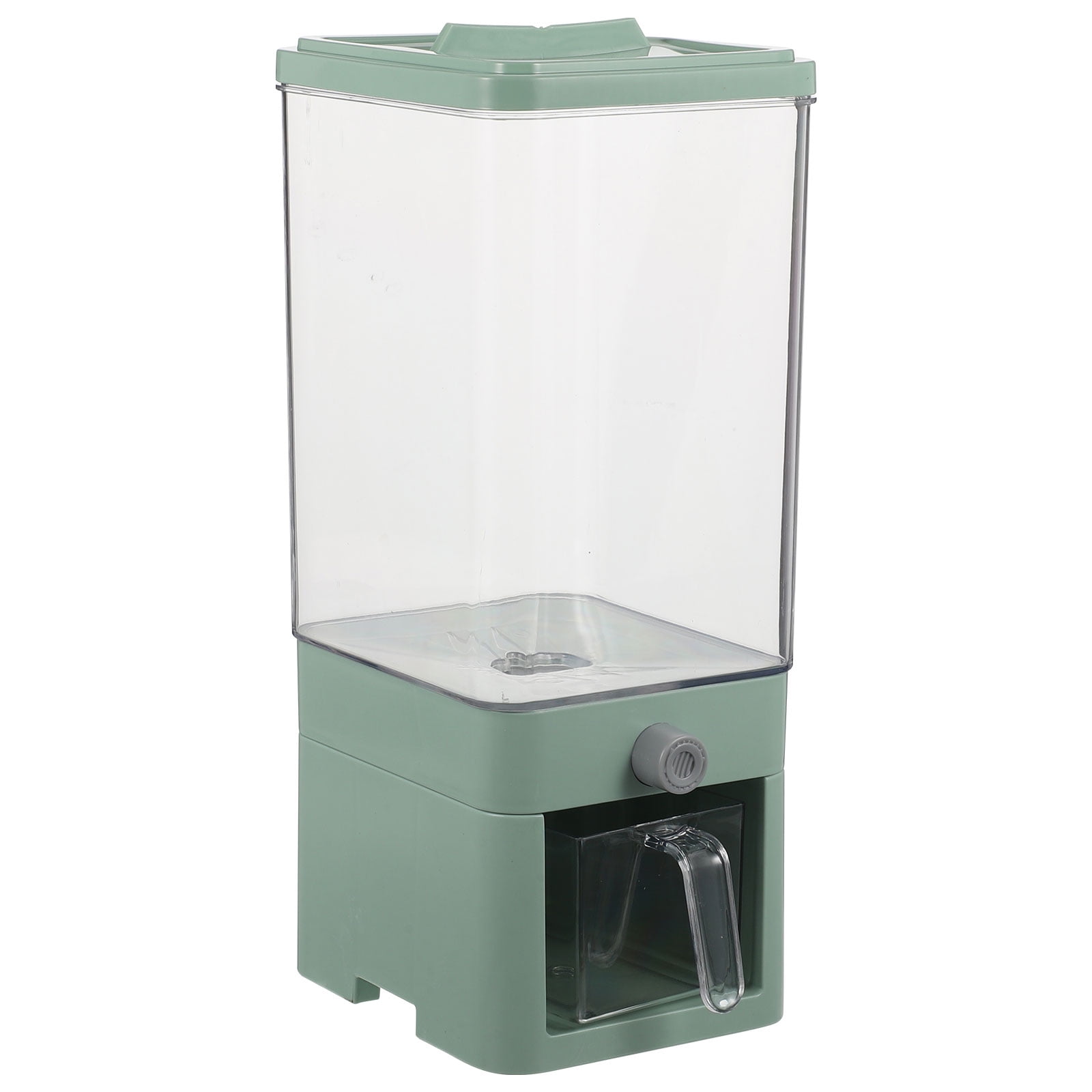 HERFIER Rice Dispenser 3.75L Cereal Dispenser Countertop Lentil Storage ...