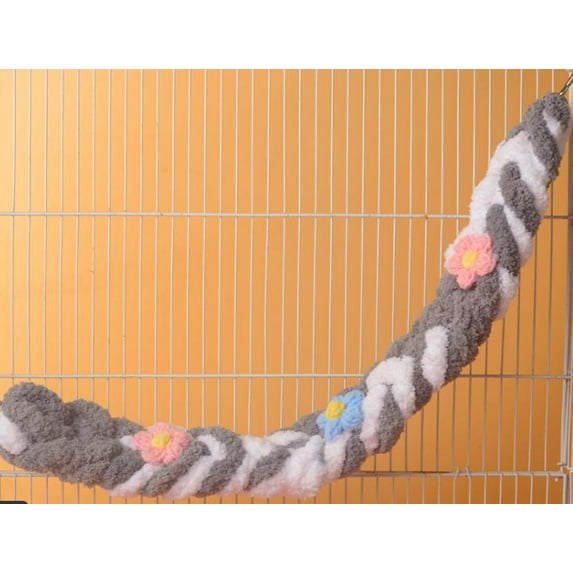 HERFIER Squirrel Climbing Toy Pet Rats And Hamsters Rope Perch For Bird ...