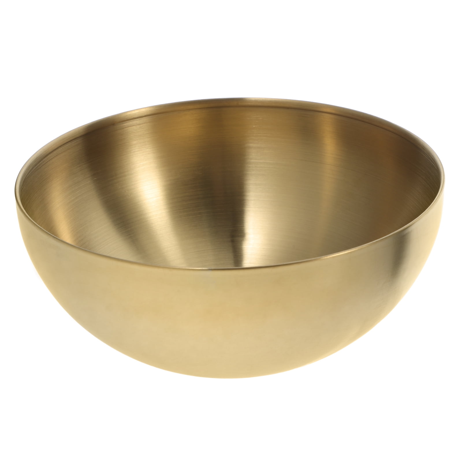 HERFIER Stainless Steel Bowl Single-layer Salad Bowl Rice Bowl ...