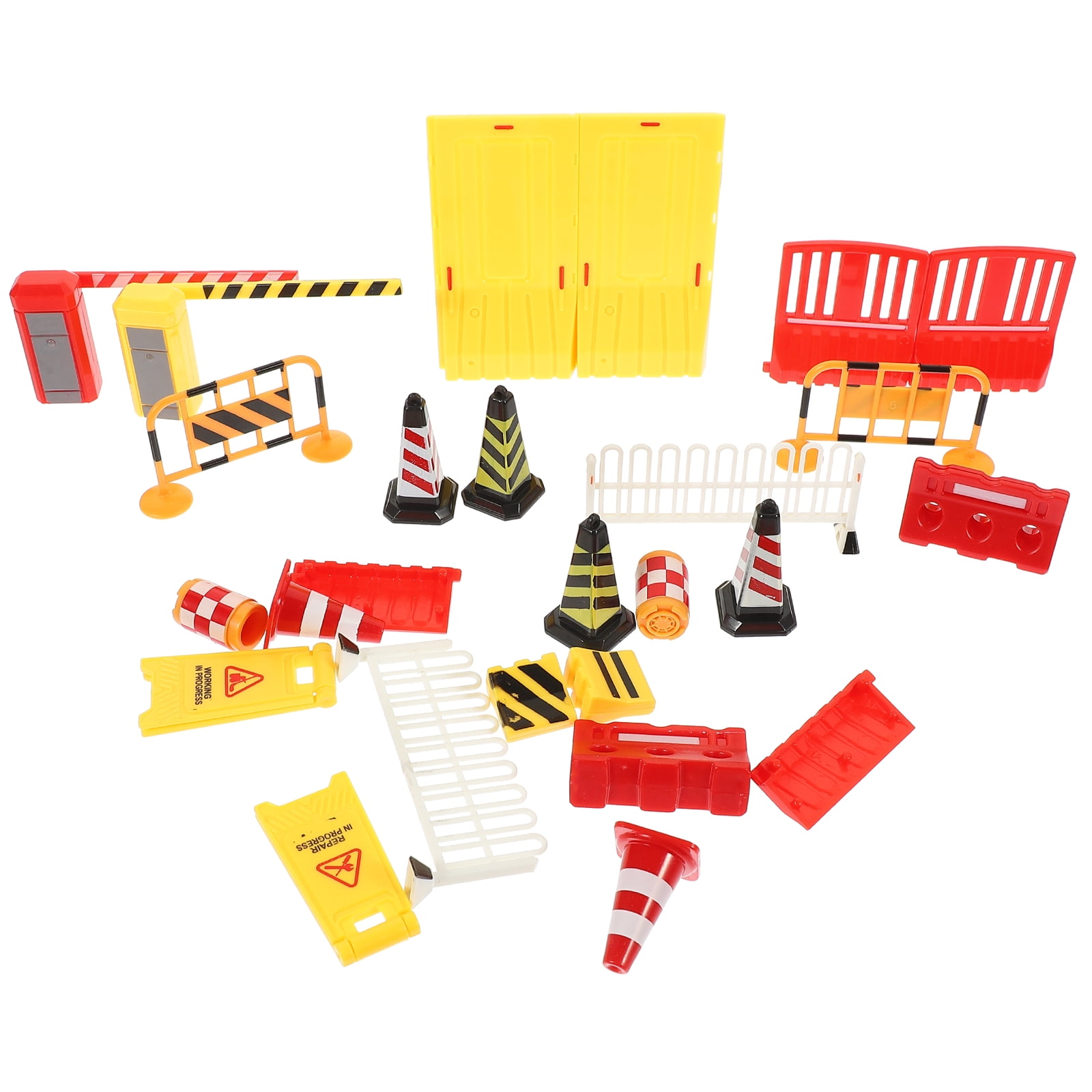 HERFIER Traffic Signs Playset for Kids - Educational Toy Set - Walmart.com