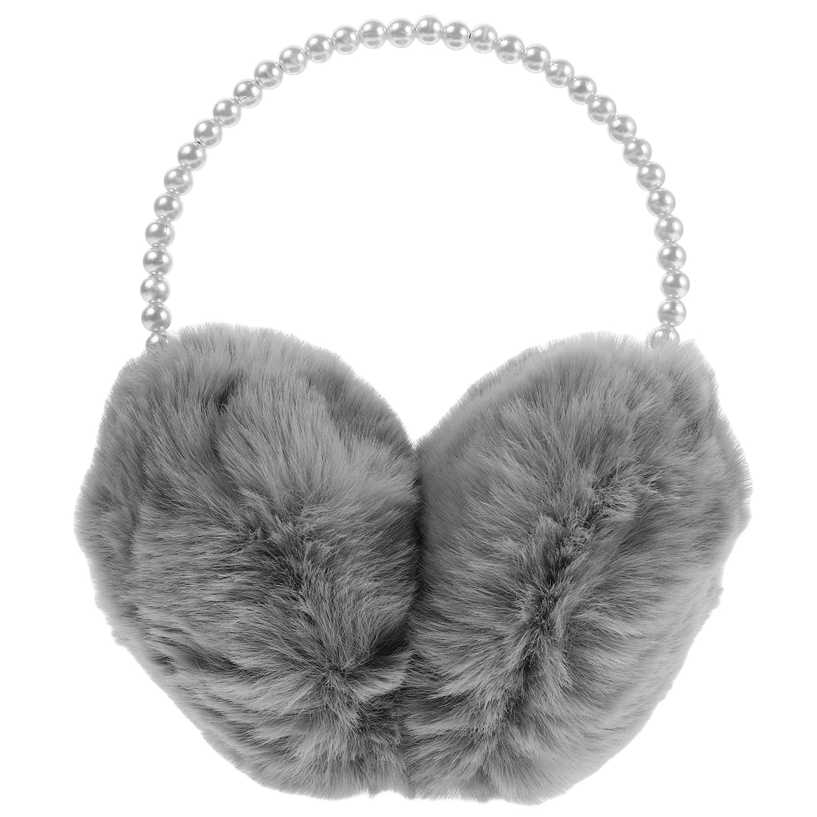 HERFIER Winter Warm Ear Muffs Fluffy Plush Ear Warmers plush Ear Muffs ...