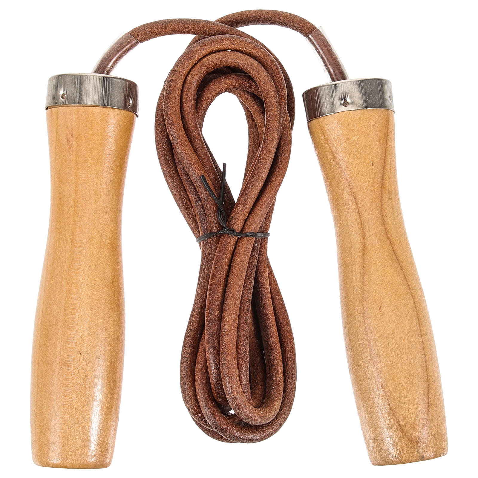 HERFIER Wooden Handle Skipping Rope Exercising Jumping Rope Physical ...