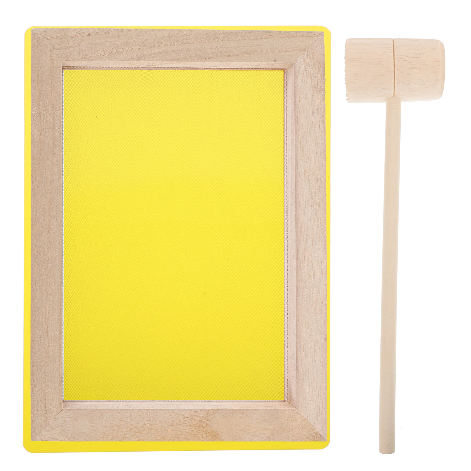 HERFIER Wooden Paper Making Kit with Hammer & Base Plate - DIY Handmade ...