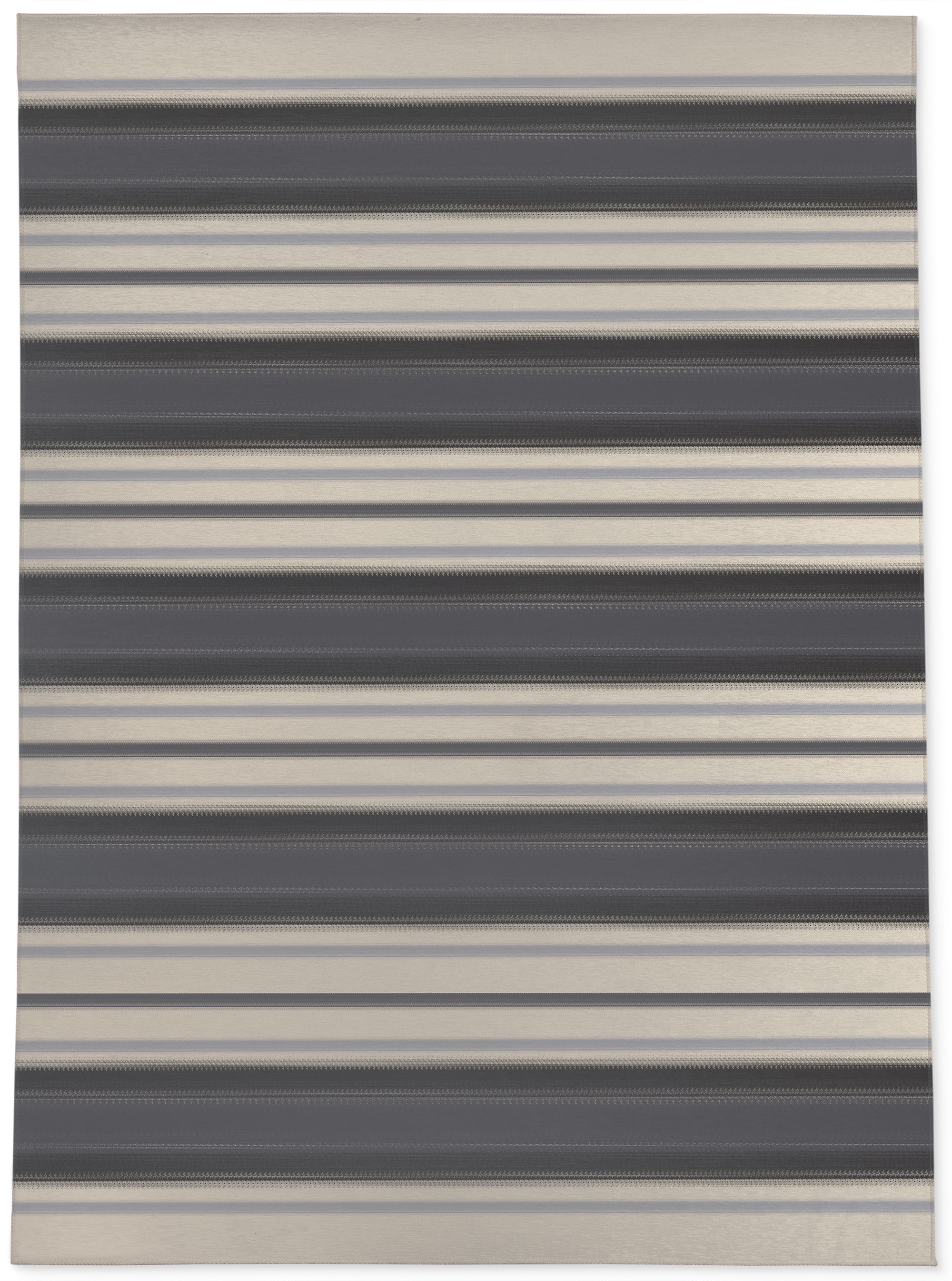 HERMOSA STRIPES CHARCOAL Kitchen Mat By Kavka Designs - Walmart.com